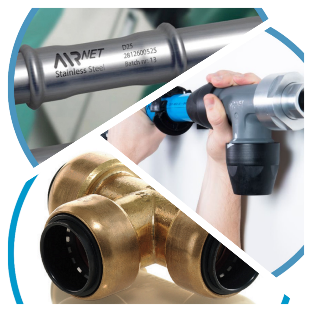 AIRnet-System | Online-Shop für AIRnet Druckluft-Rohrsysteme & Zubehör