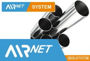 Rohrleitungen aus Edelstahl - AIRnet Druckluftsysteme | Innovative Rohrsysteme und Zubehör